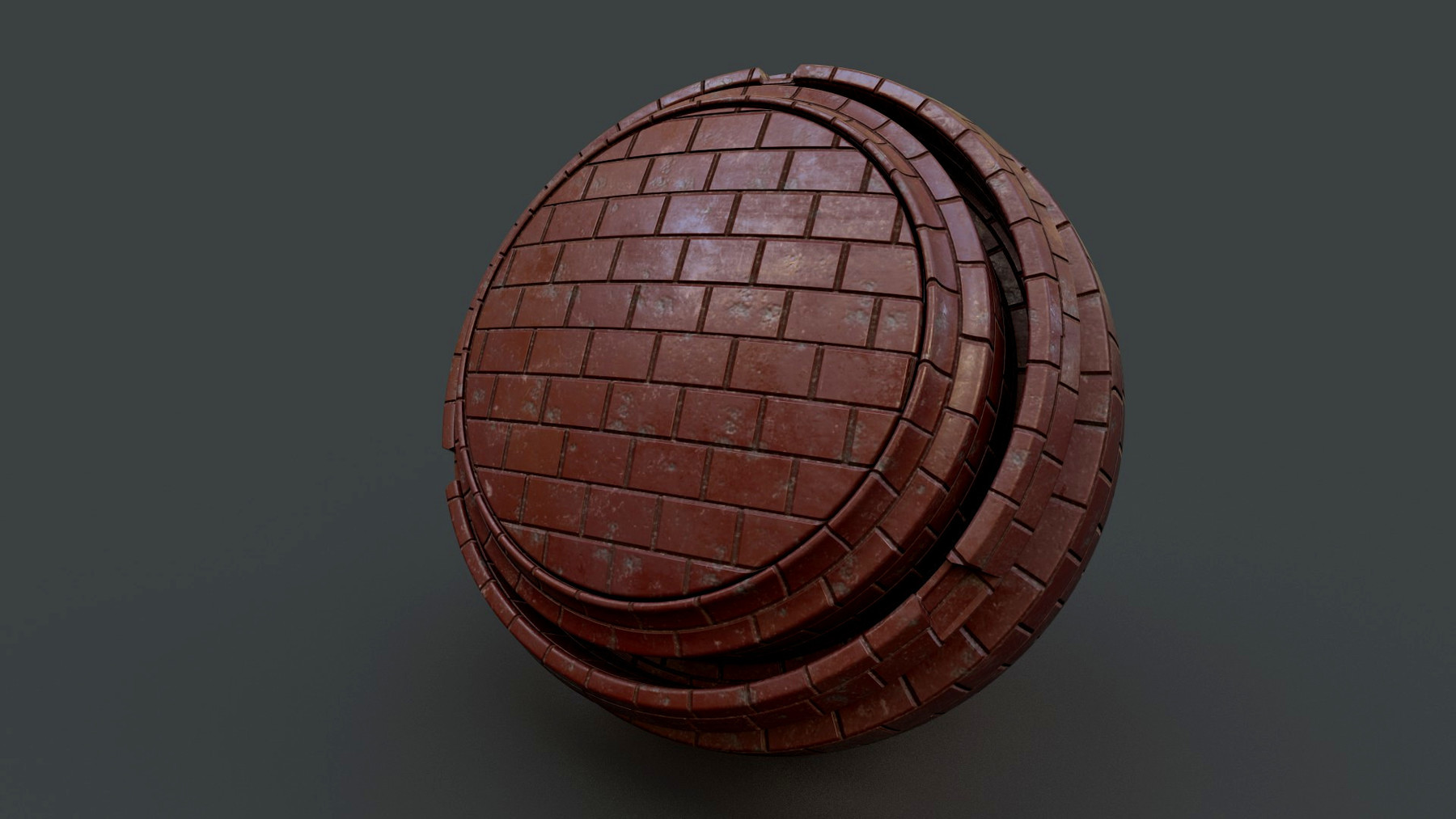 ArtStation - Red Tiles - Smart Materials | Game Assets