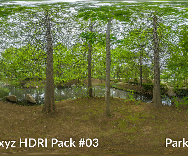 ArtStation - Park Forest - 16K 32bit HDRI Spherical Panorama (from Pack ...