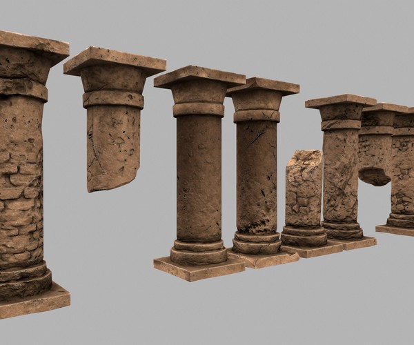 ArtStation - pillar set | Resources