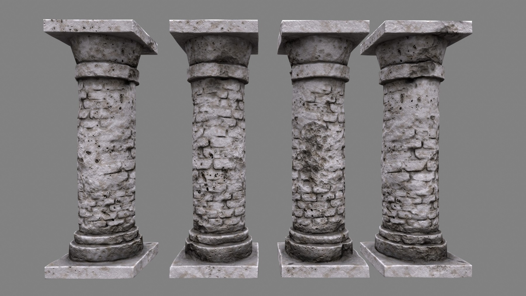 ArtStation - pillar set | Resources