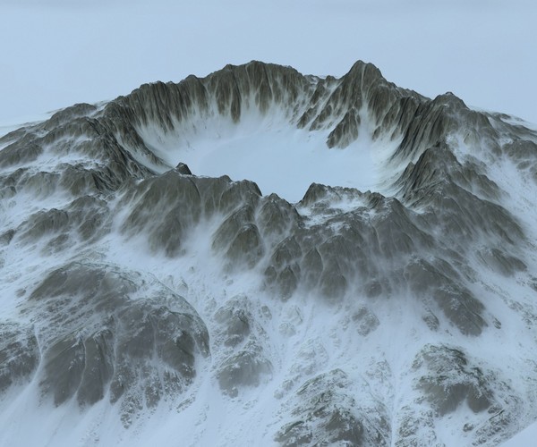 ArtStation - snow volcano | Resources