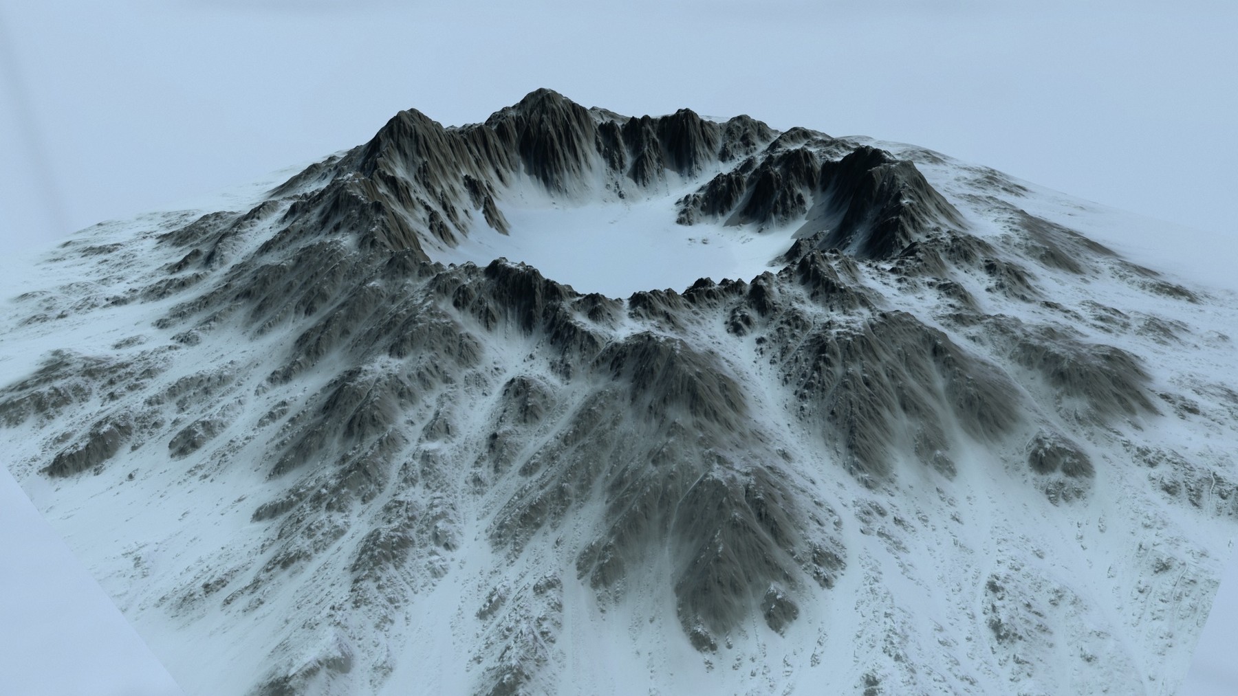 ArtStation - snow volcano | Resources