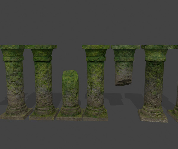 ArtStation - pillar set | Resources