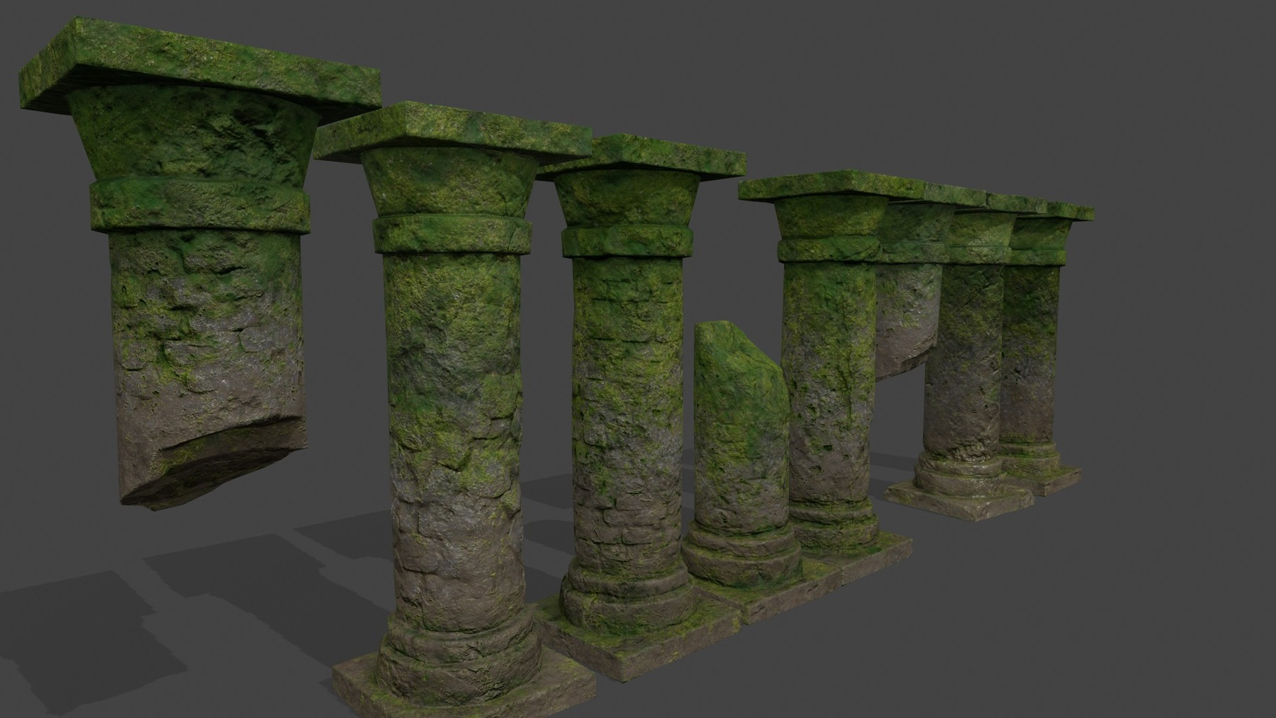 ArtStation - pillar set | Resources