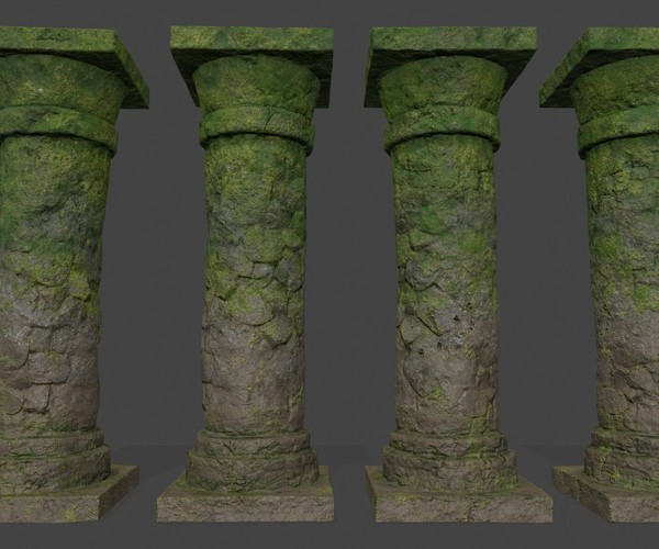 ArtStation - pillar set | Resources