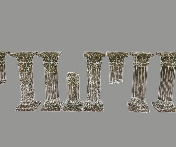 ArtStation - pillar set | Resources