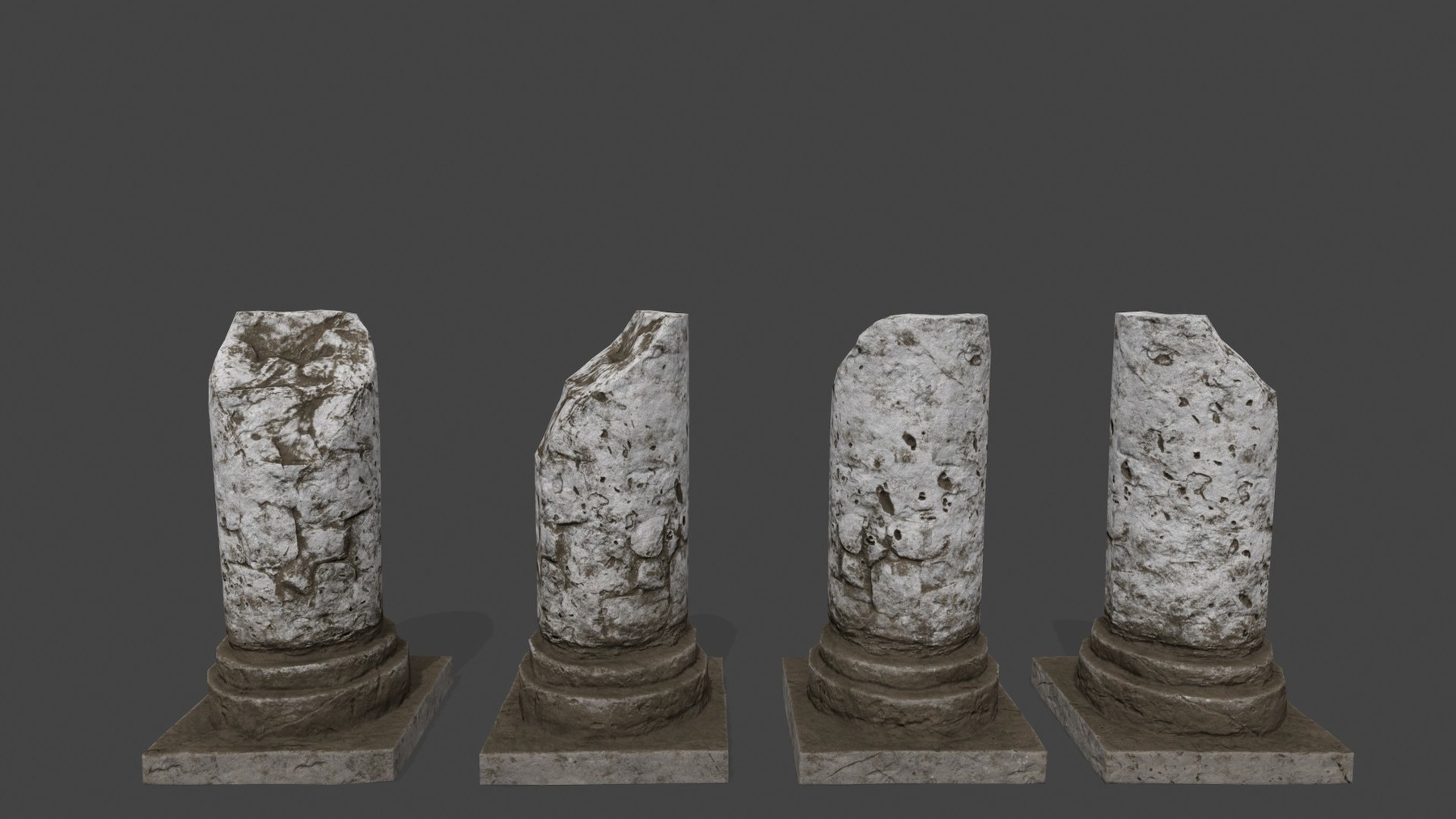 ArtStation - pillar set | Resources
