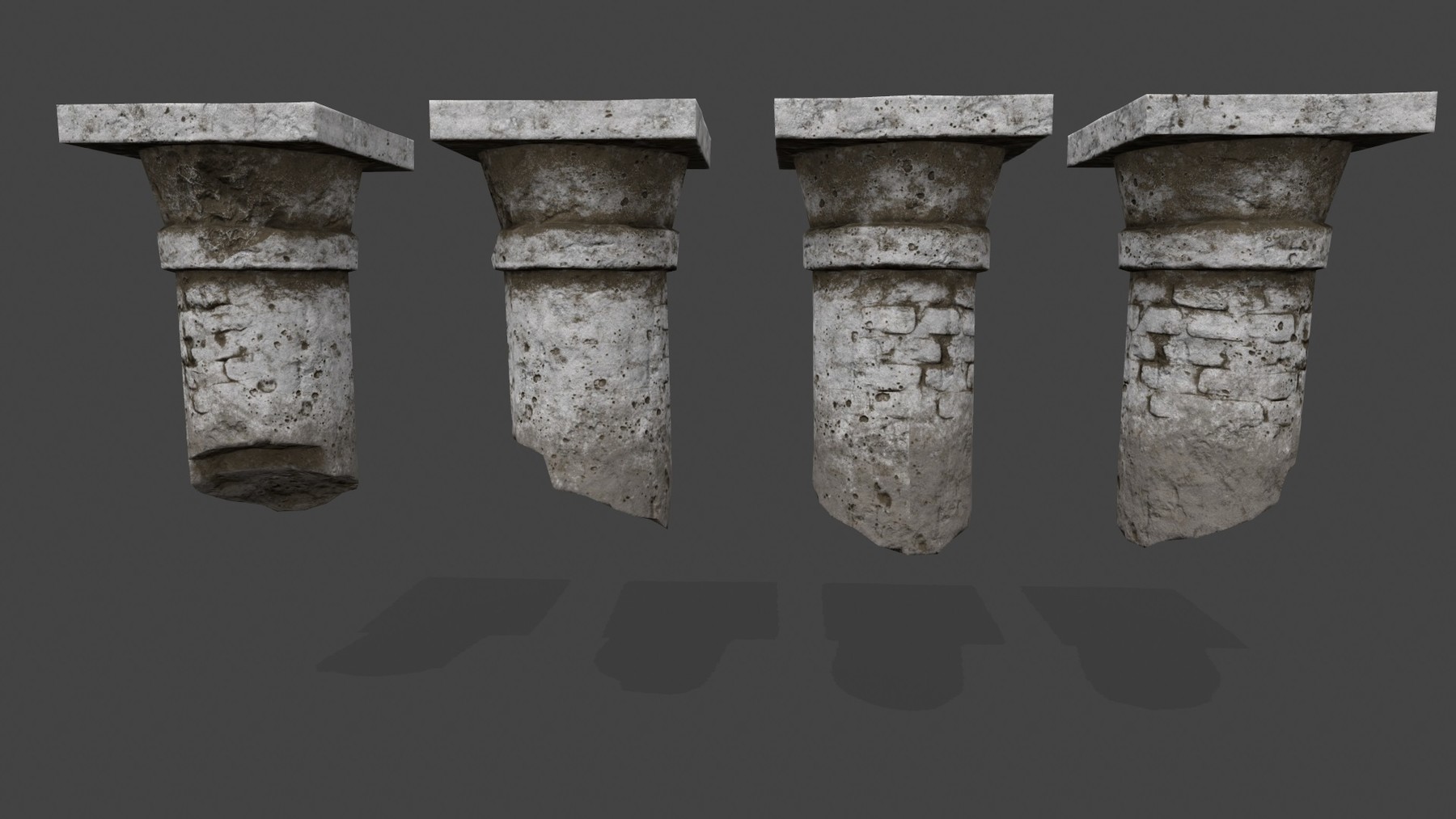 ArtStation - pillar set | Resources