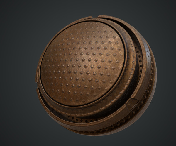ArtStation - Spiky Brass - Smart Material | Game Assets