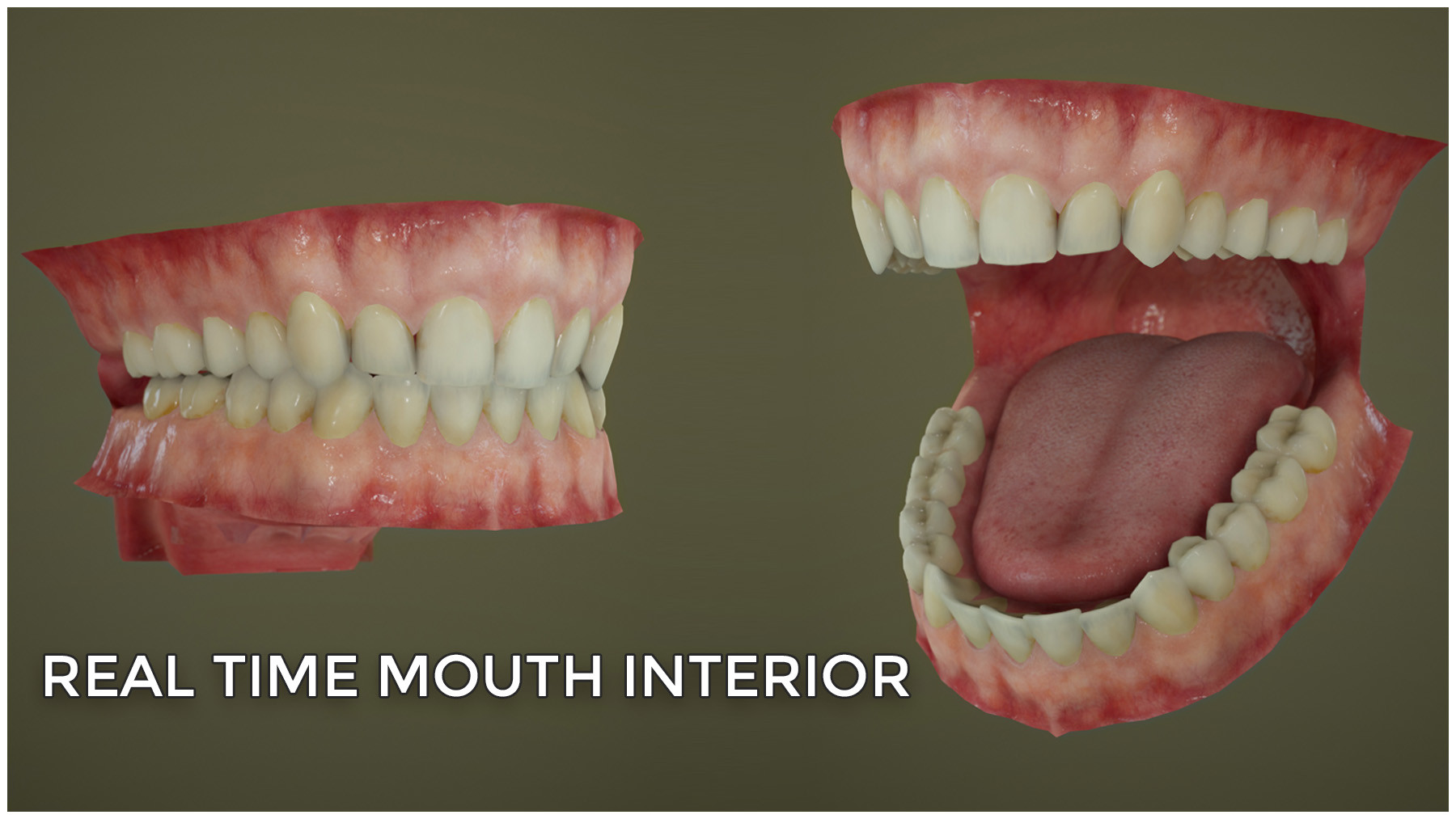 ArtStation - Real time mouth interior | Resources