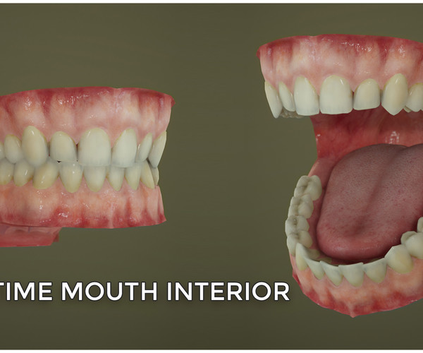 ArtStation - Real time mouth interior | Resources
