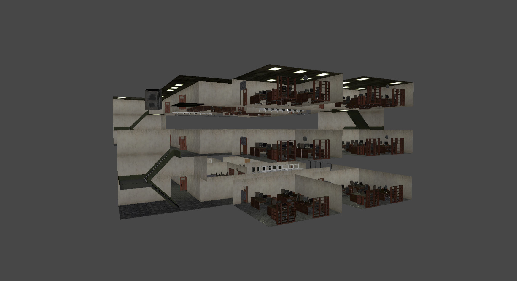 ArtStation - HQ Modular Old Office | Game Assets