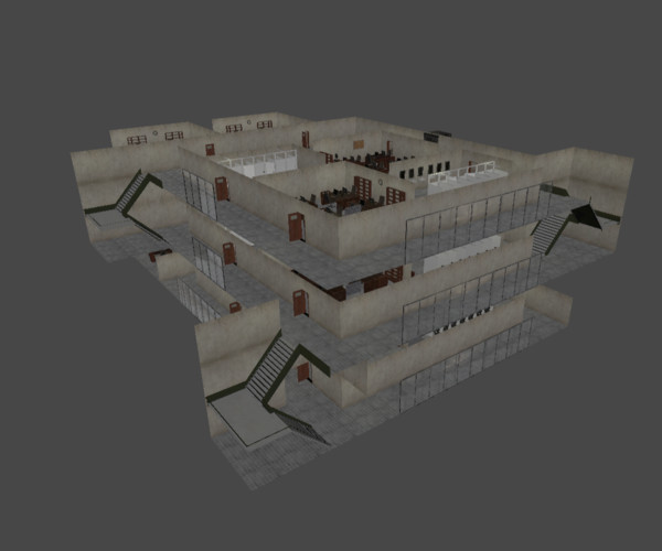 ArtStation - HQ Modular Old Office | Game Assets