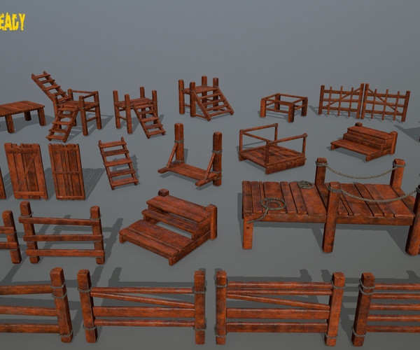 ArtStation - Wood_and_Rope | Resources