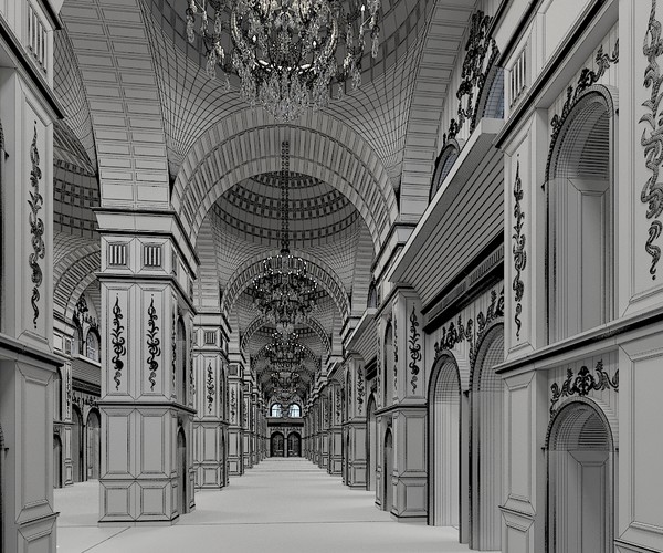 ArtStation - Classic Interior Scene 316 | Resources