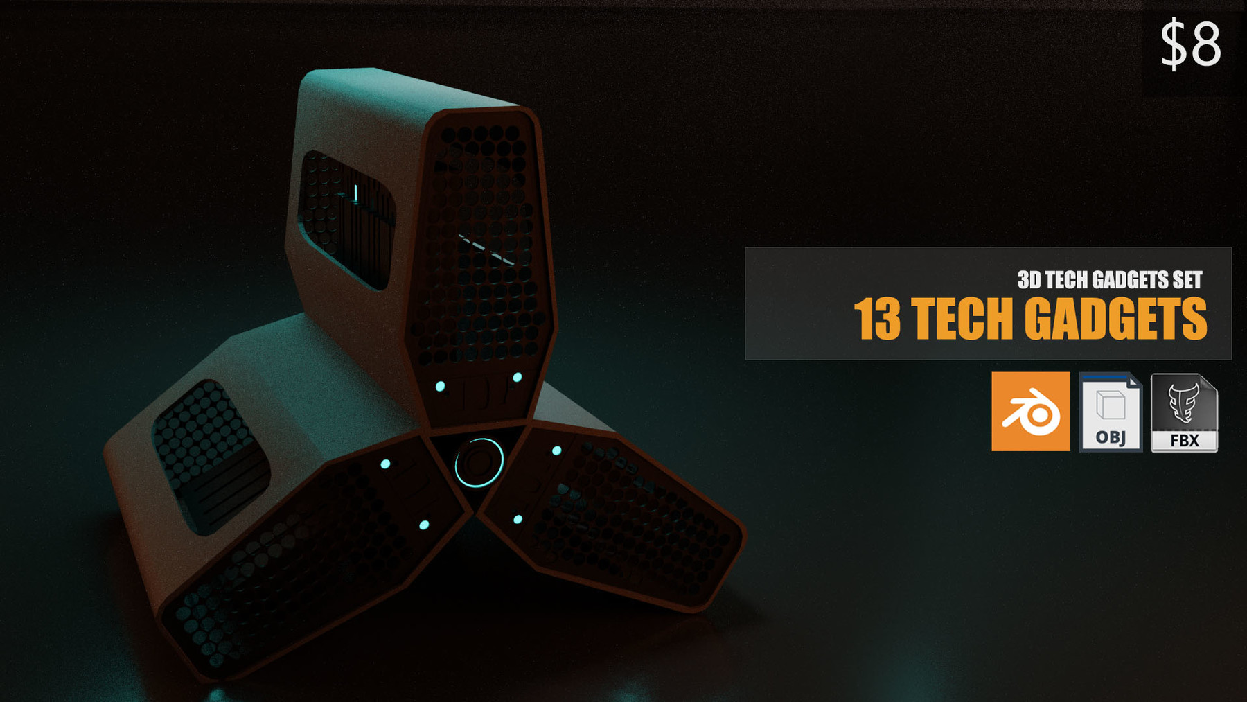 ArtStation - 3D TECH GADGETS | Resources