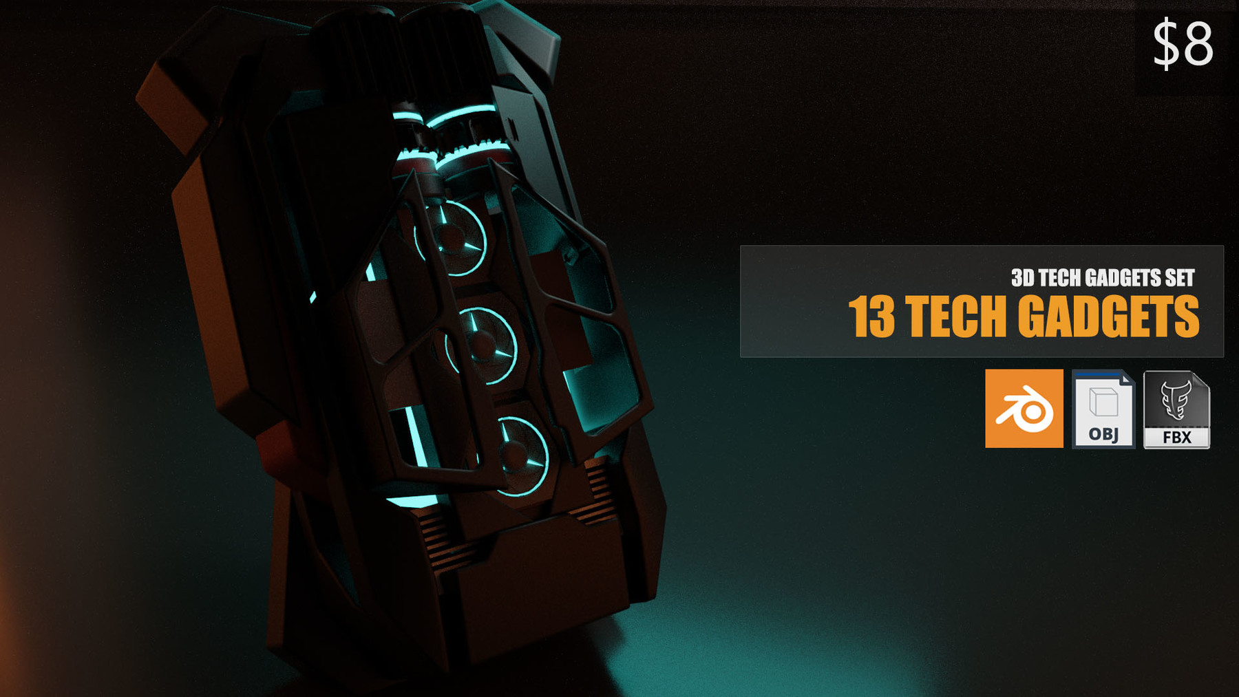 ArtStation - 3D TECH GADGETS | Resources