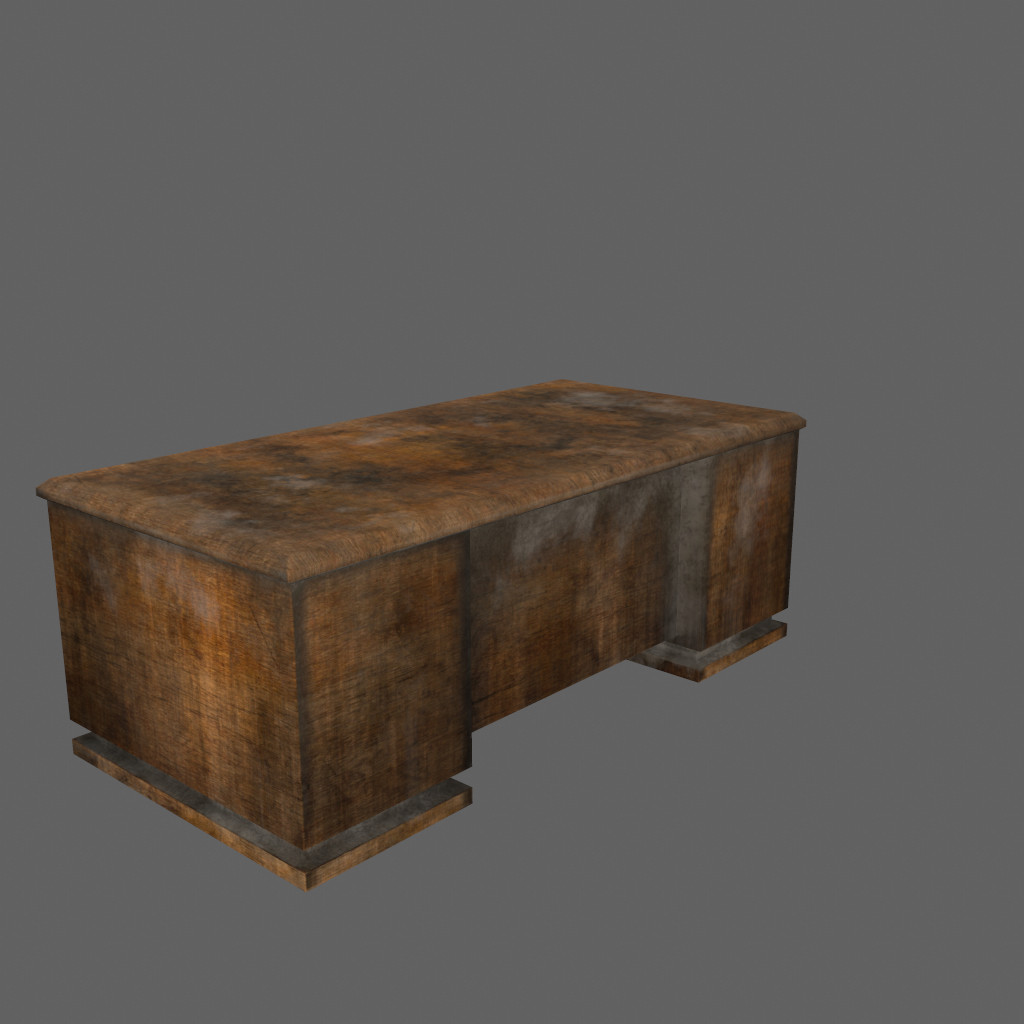 ArtStation - Desk_2 | Game Assets