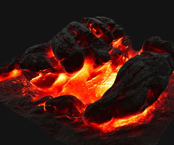 ArtStation - lava rock | Resources