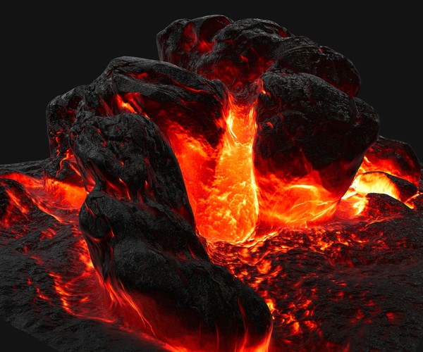 ArtStation - lava rock | Resources