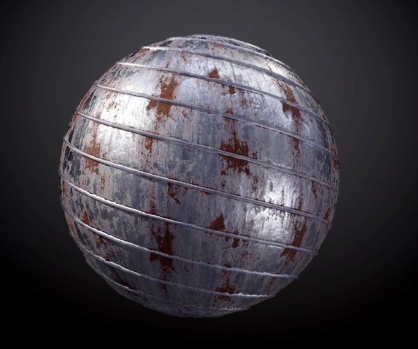 ArtStation - Metal Pipe Rusted Seamless PBR Texture | Game Assets