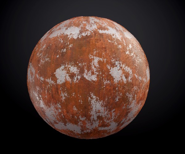 ArtStation - Red Rusty Dirty Metal Seamless PBR Texture | Game Assets