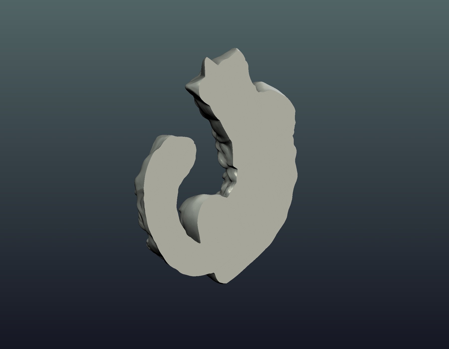 ArtStation - Cat bas-relief | Resources