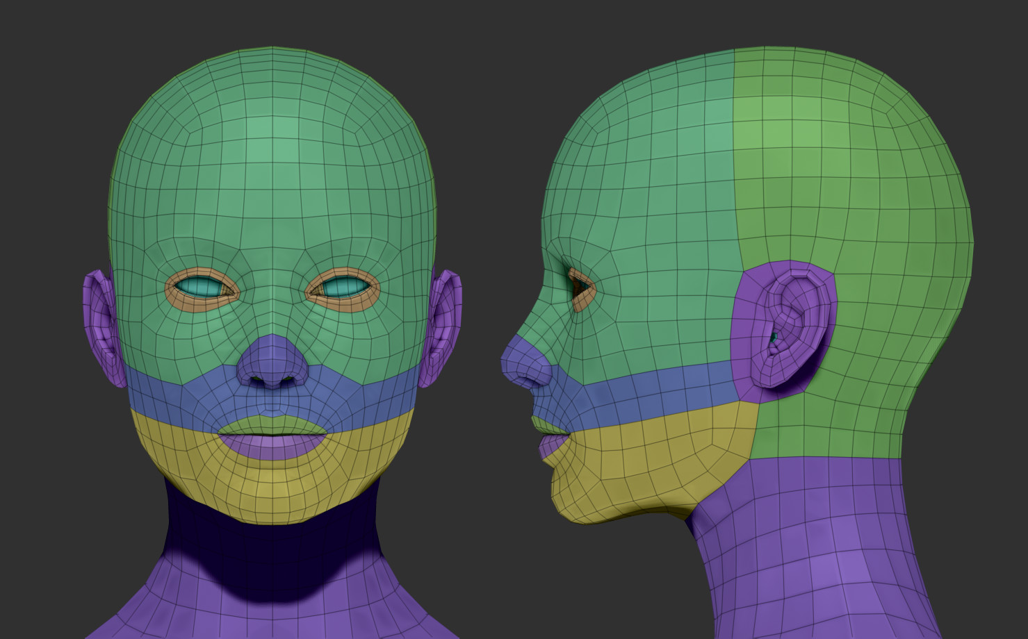 ArtStation - Female Base Mesh Single UV | Resources