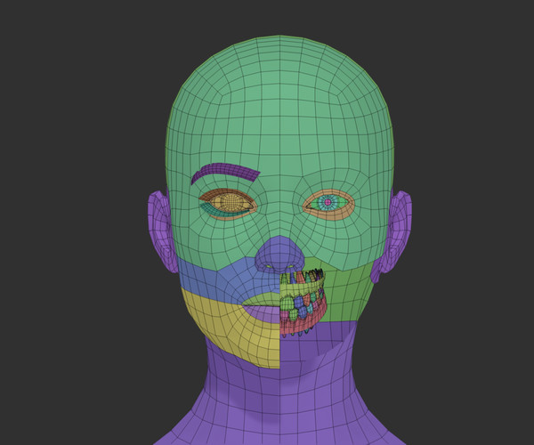 ArtStation - Female Base Mesh Single UV | Resources