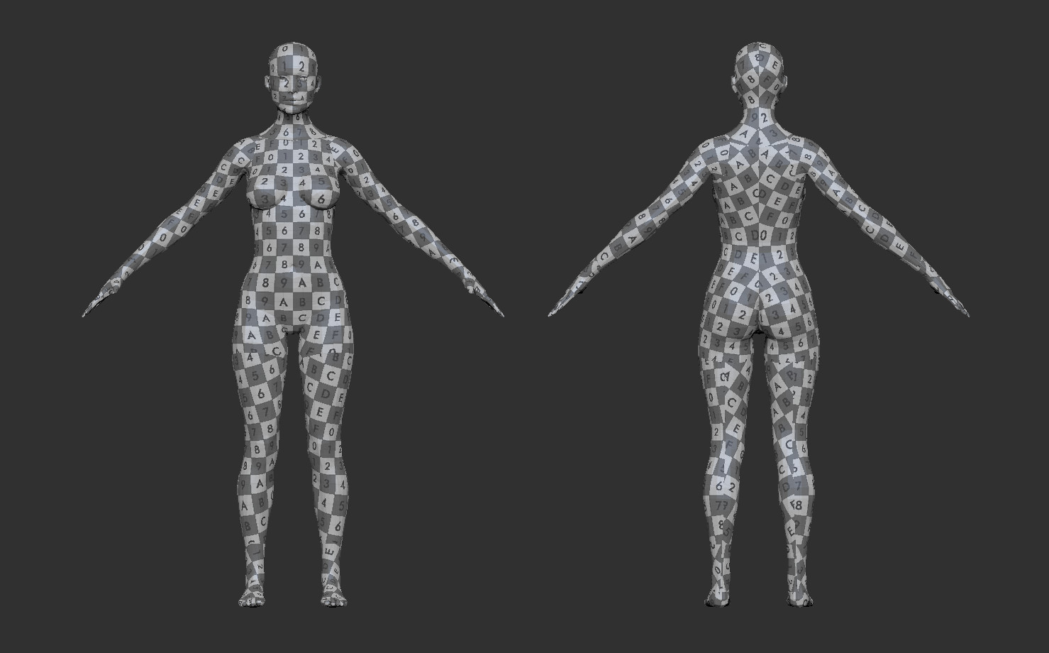 ArtStation - Female Base Mesh Single UV | Resources