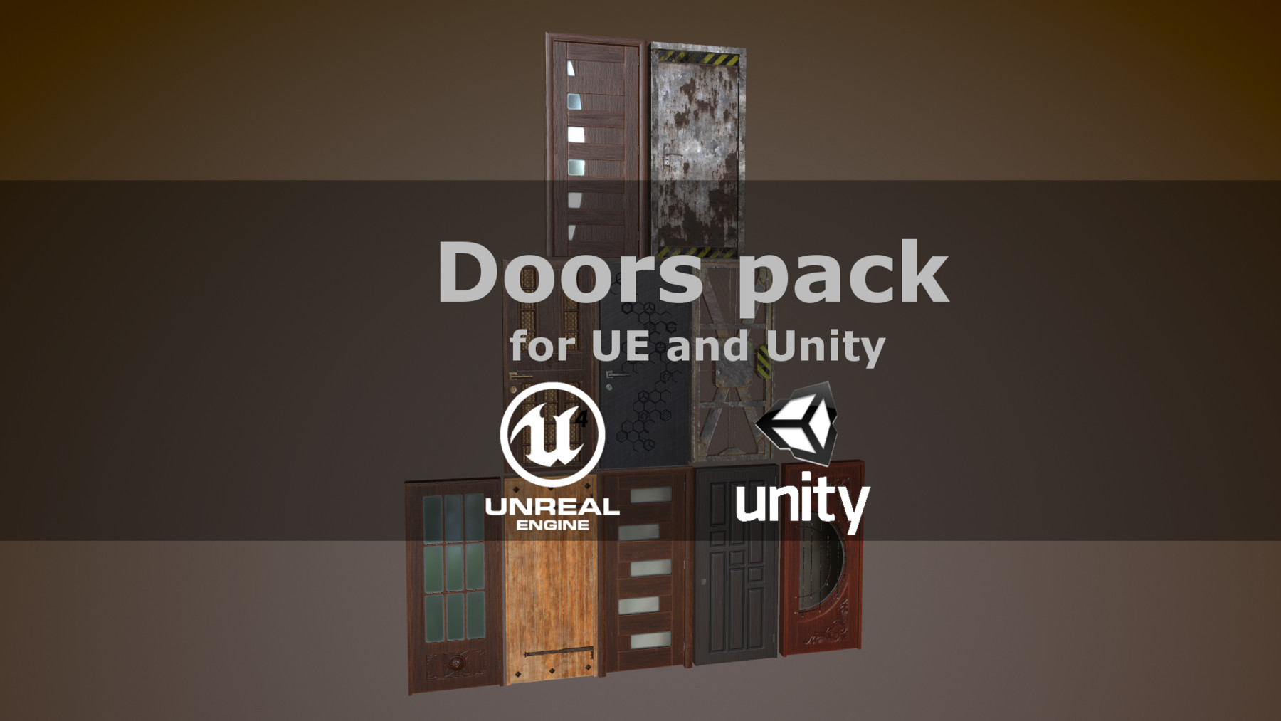 EGOR ANDRONOVICH - Doors pack for UE and Unity