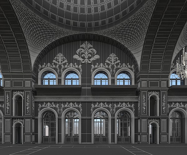 ArtStation - Classic Interior Scene 318 | Resources