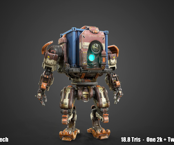 ArtStation - Container Mech | Game Assets