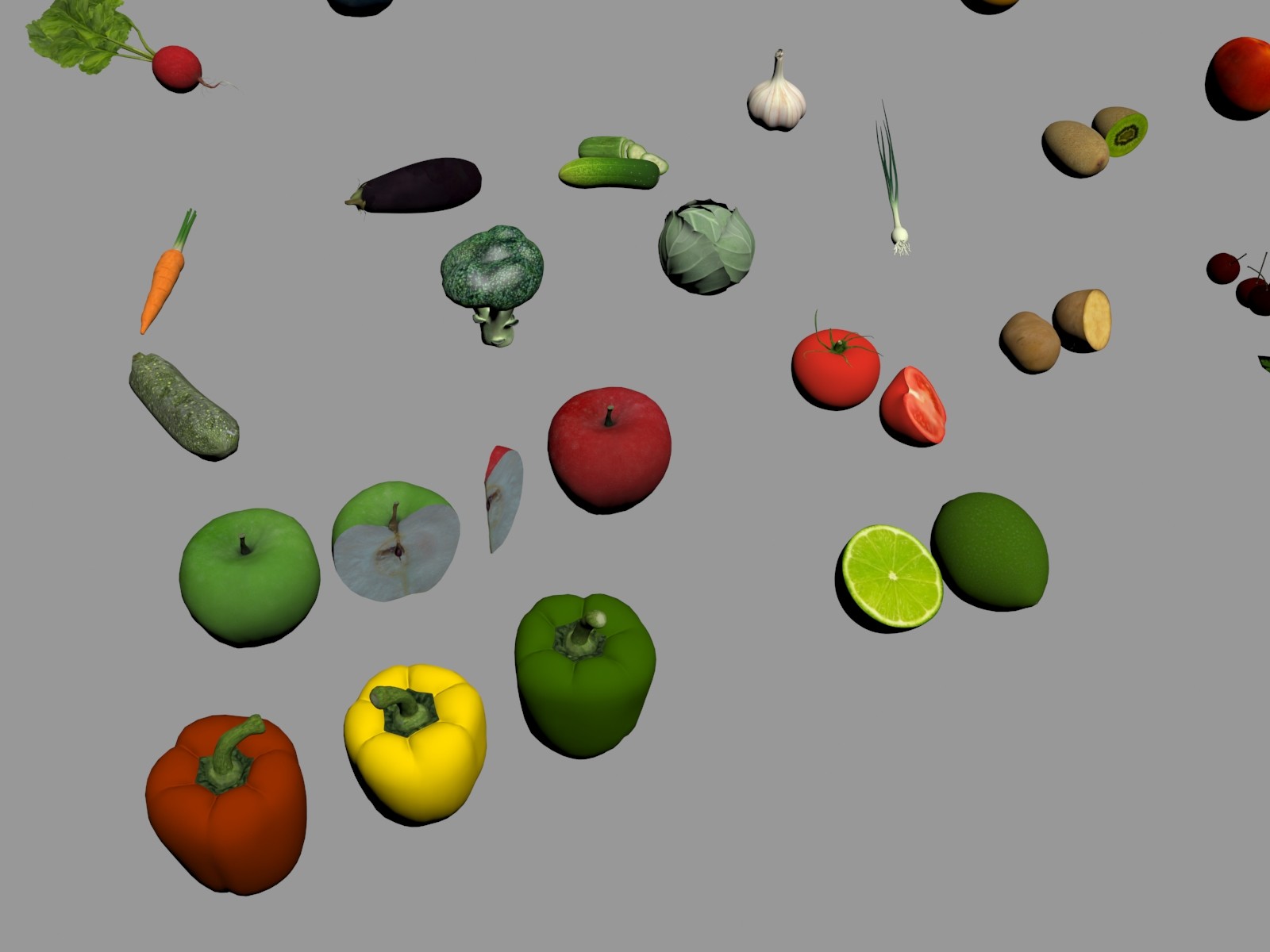 ArtStation - fruits and vegetables | Resources