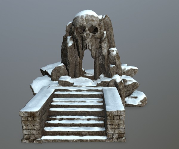 ArtStation - snow skull cave | Resources