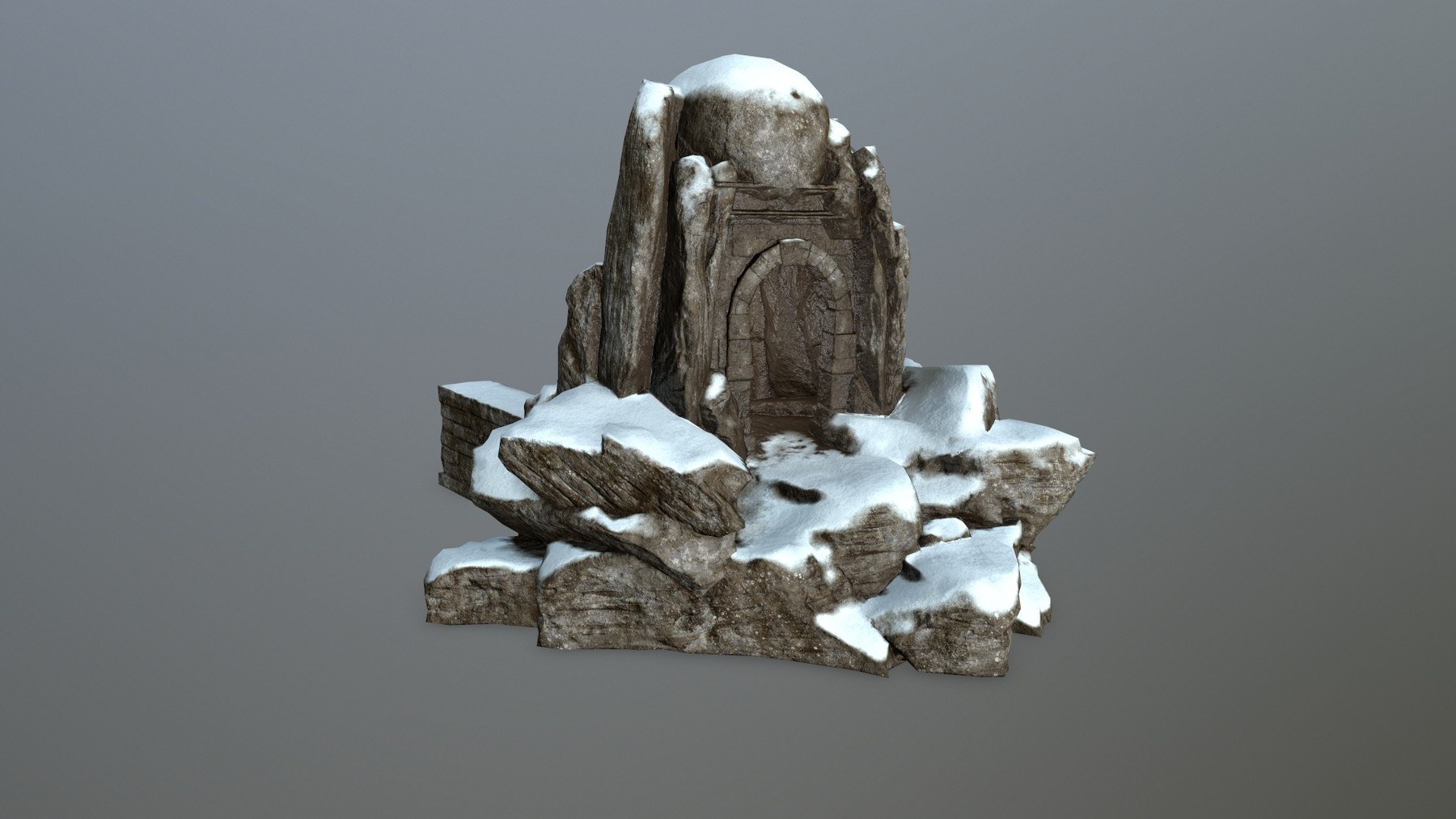 ArtStation - snow skull cave | Resources