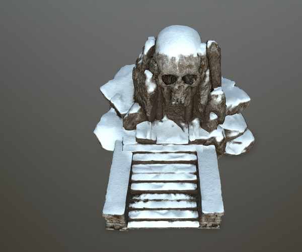 ArtStation - snow skull cave | Resources