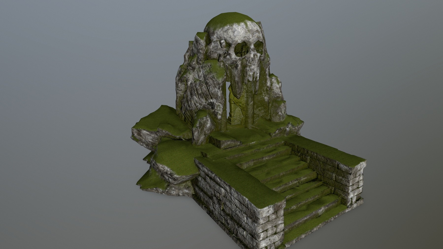 ArtStation - skull cave | Game Assets