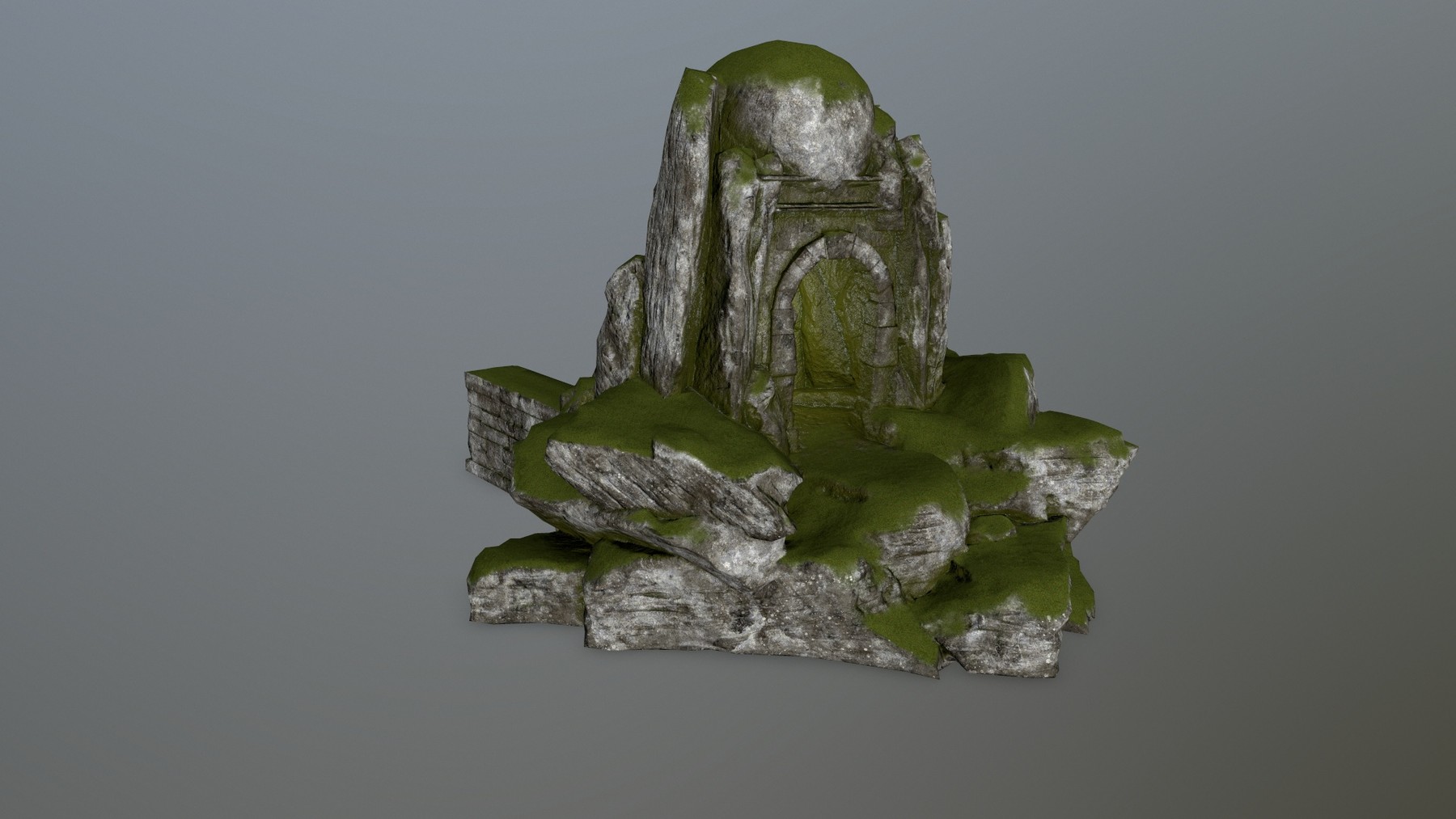 ArtStation - skull cave | Game Assets