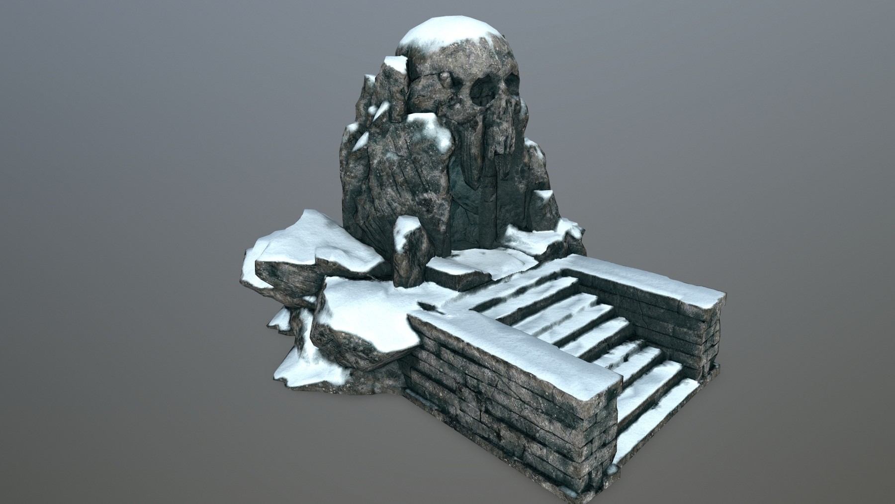 ArtStation - snow skull cave | Resources