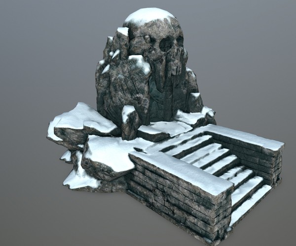 ArtStation - snow skull cave | Resources