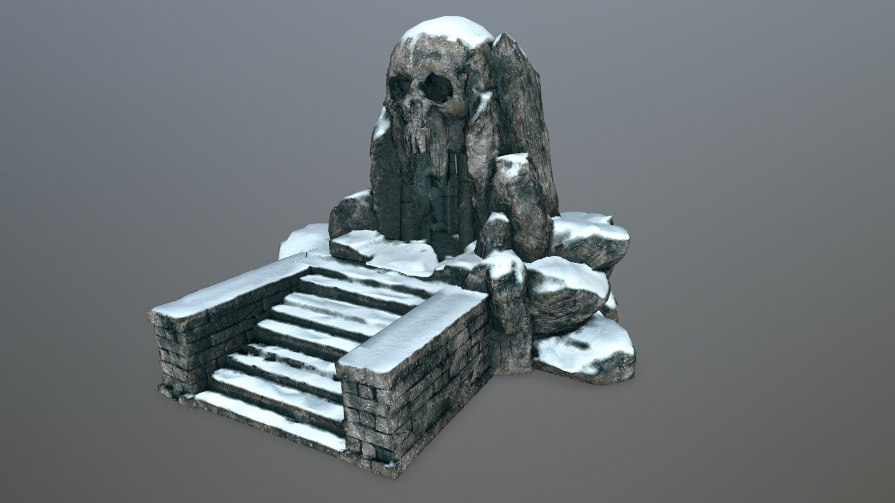 ArtStation - snow skull cave | Resources