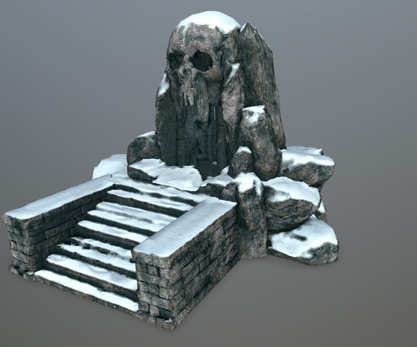 ArtStation - snow skull cave | Resources