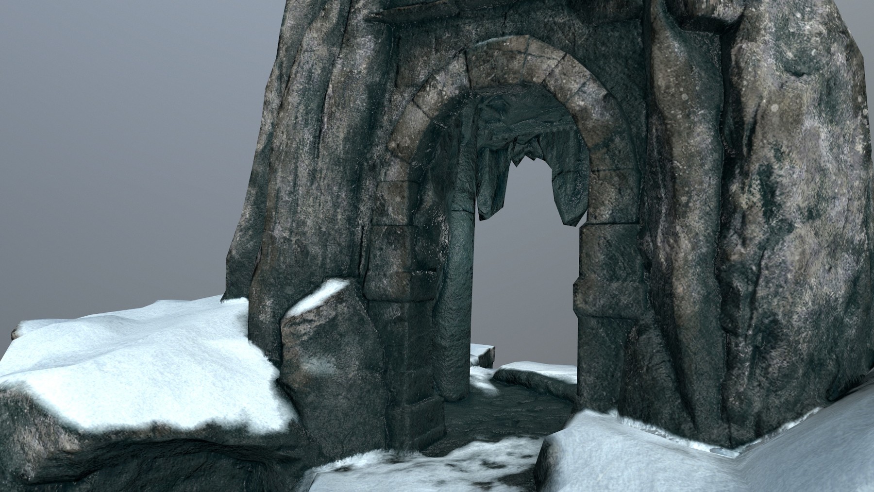 ArtStation - snow skull cave | Resources