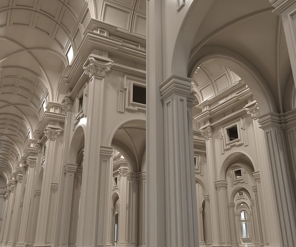 ArtStation - Classical Historic Interior Scene | Resources