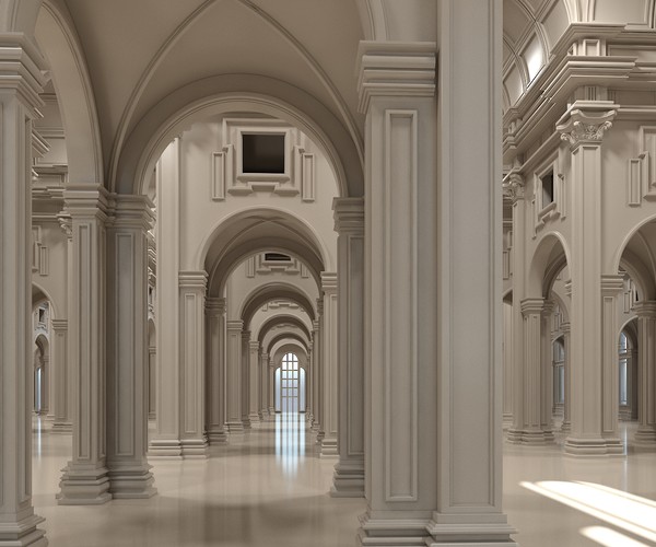 ArtStation - Classical Historic Interior Scene | Resources