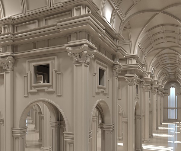 ArtStation - Classical Historic Interior Scene | Resources