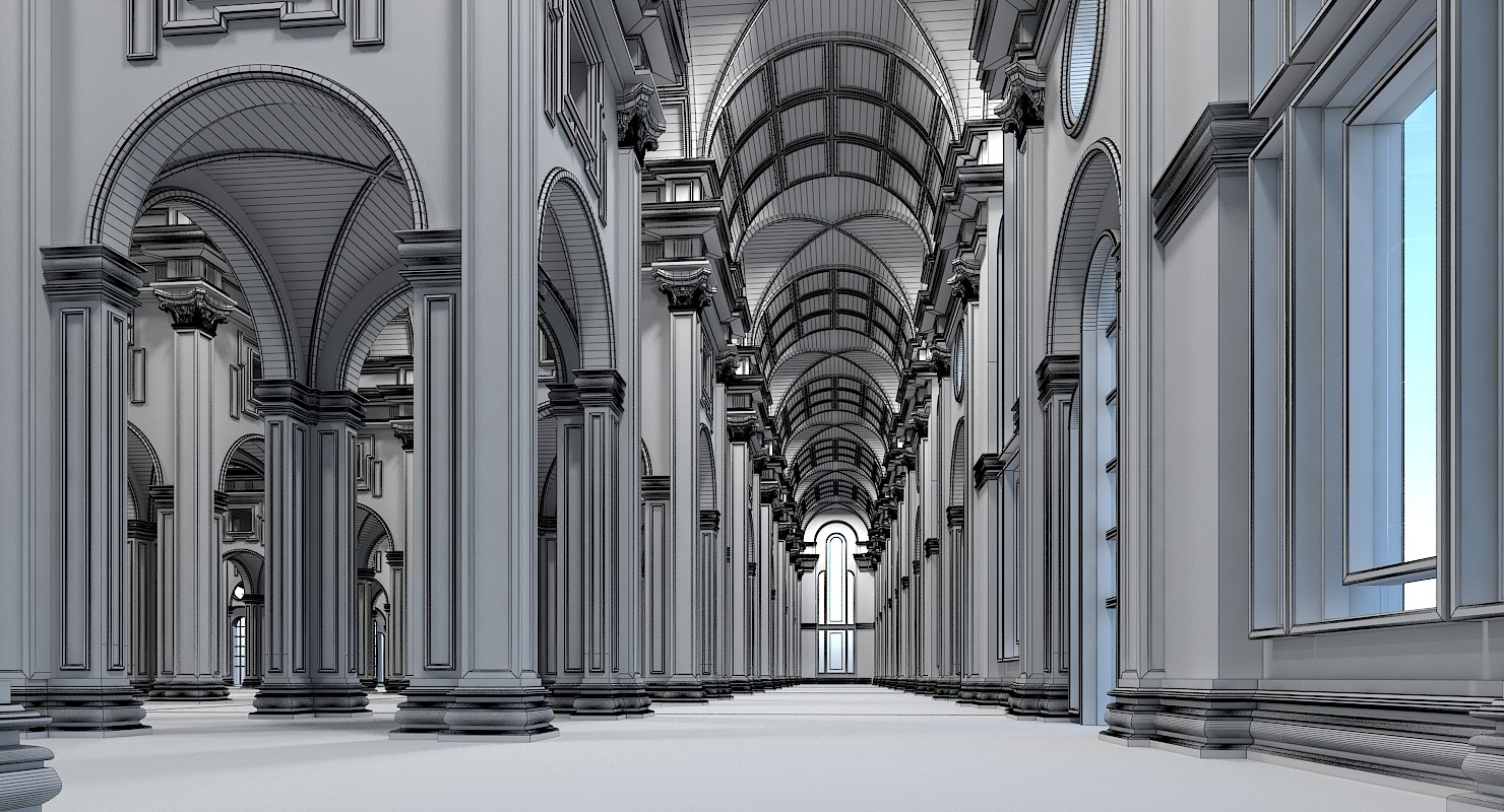 ArtStation - Classical Historic Interior Scene | Resources