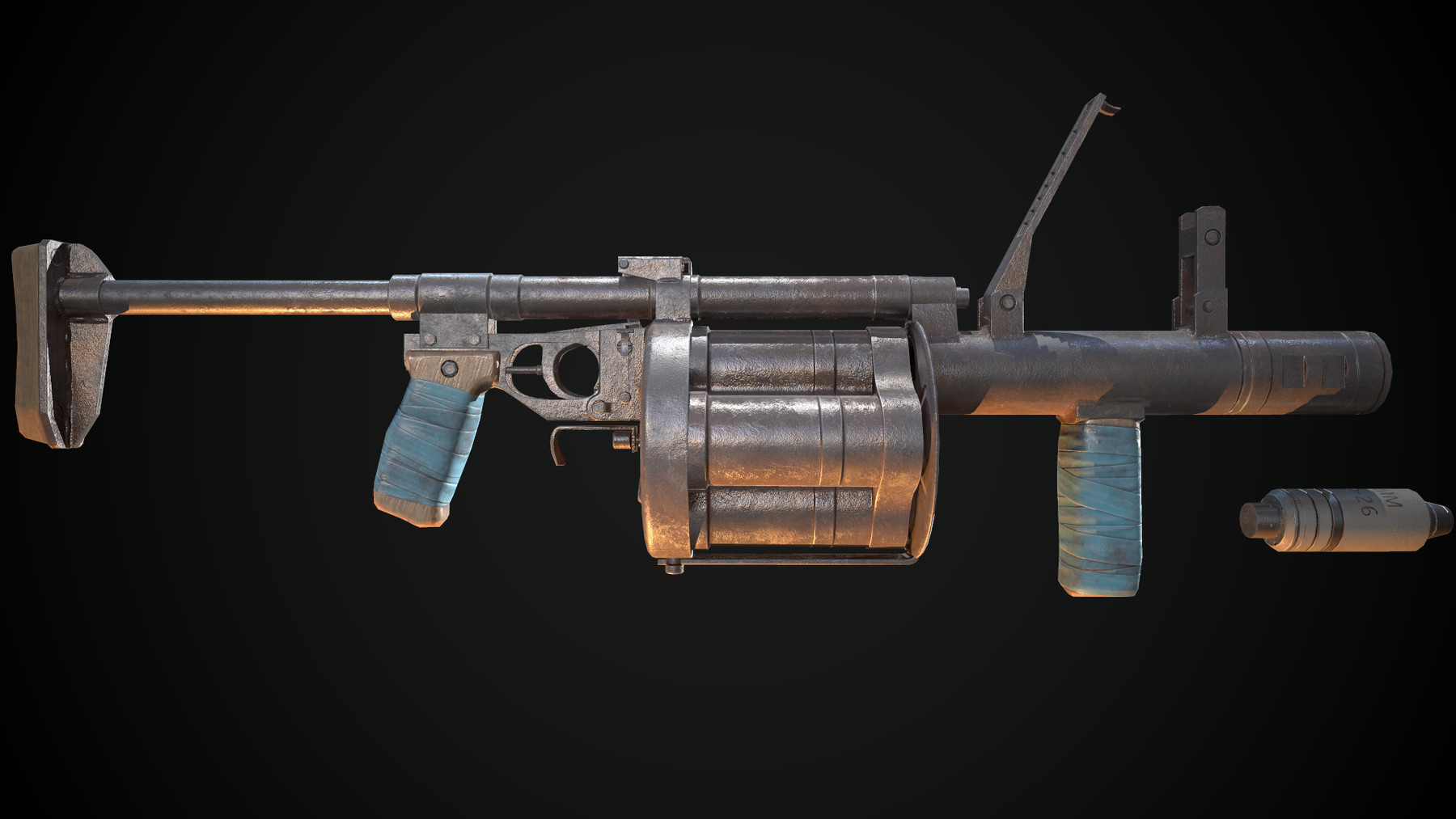 ArtStation - Grenade launcher | Game Assets