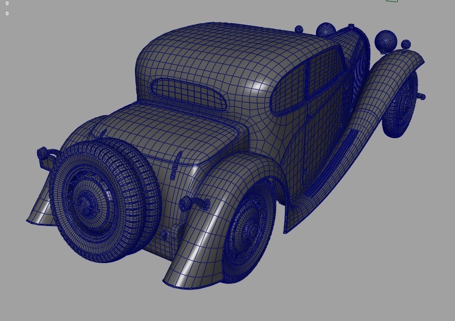 ArtStation - Bugatti 50T Oldtimer car | Resources